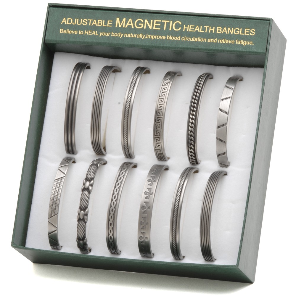 Buy Magnetic Antique Silver Pure Copper Cuff Online in LA, CA, USA