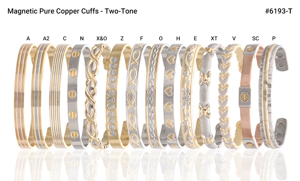 Buy Magnetic Two Tone Copper Cuff Online in LA, CA, USA